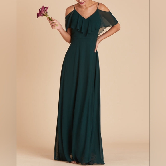 Birdy Grey | Dresses | Birdy Grey Emerald Green Maxi Dress Off The ...